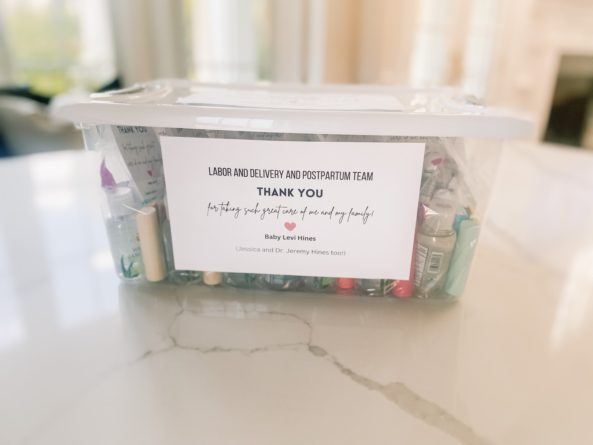 Labor and Delivery Nursing Staff Gift Basket - Mal and Jess